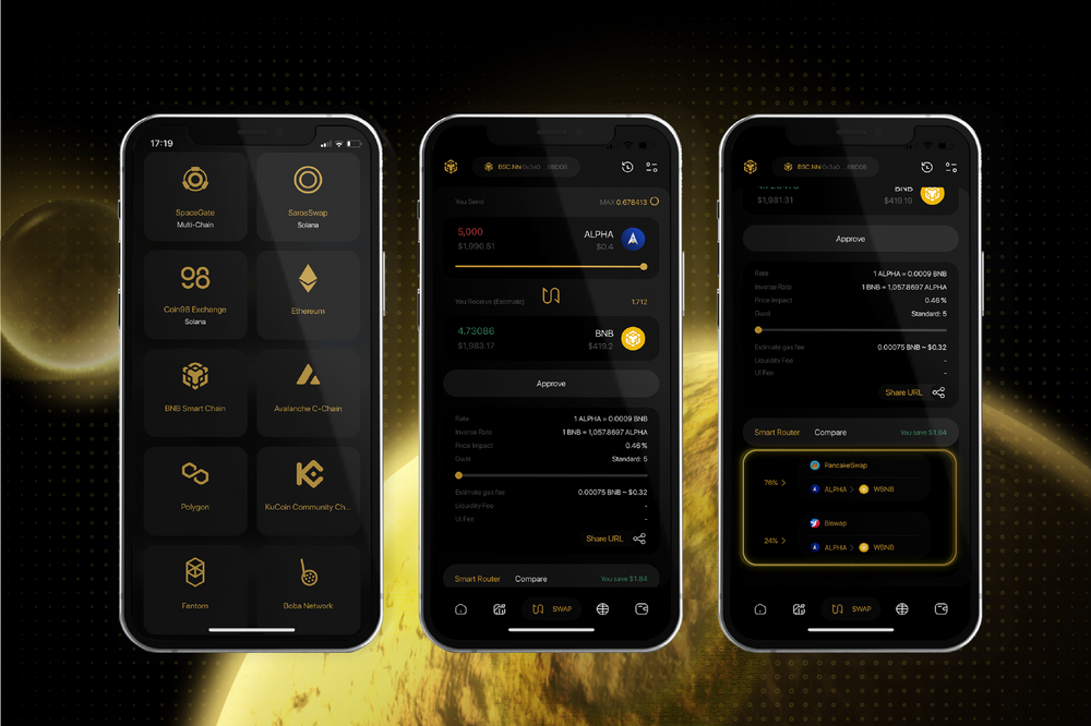 Coin98 Super App V12.0 - A new terrace of smart routing experience